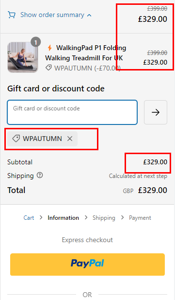 How To Use Coupon Code – UK walkingpad