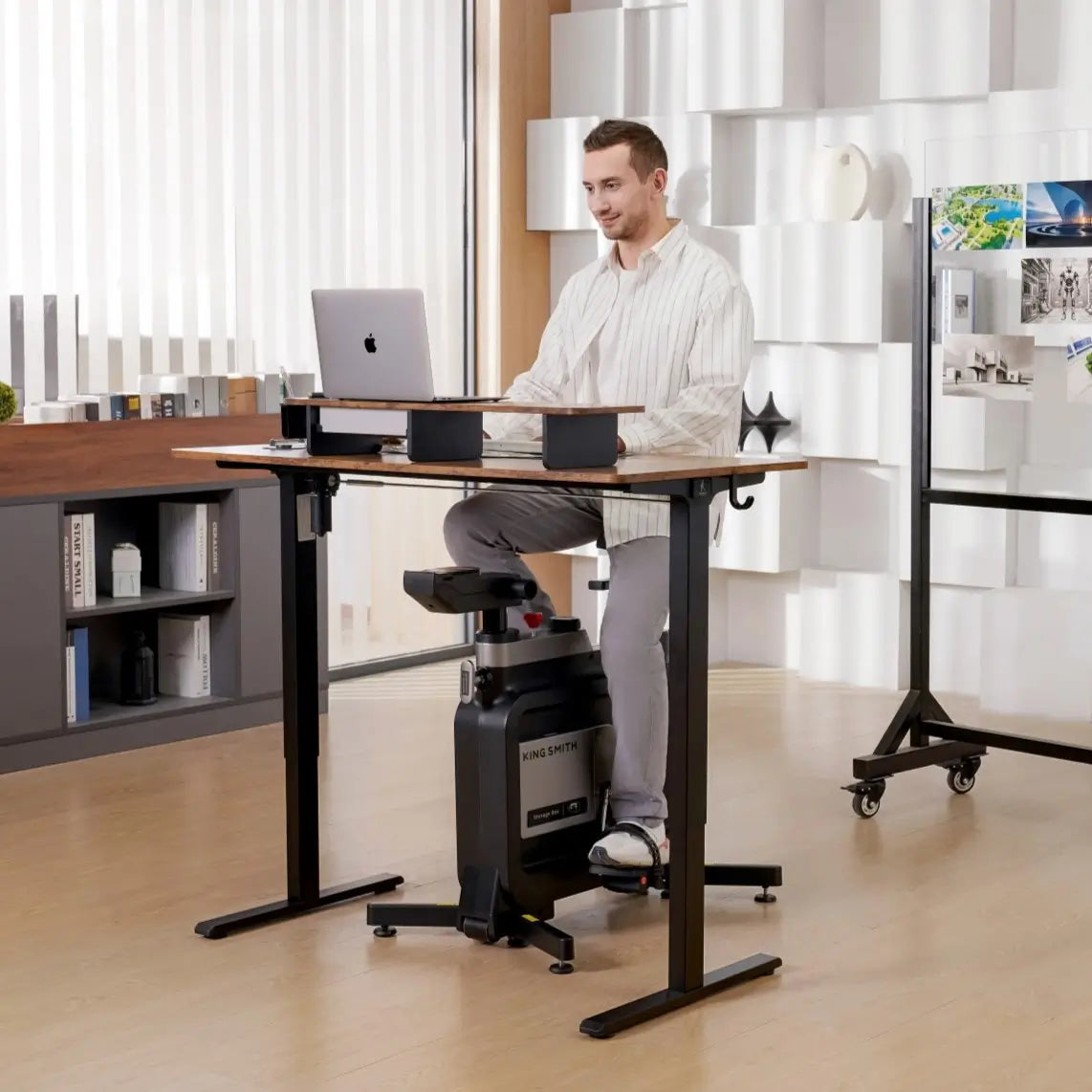 Home Workstation Bundle - W1B Exercise Bike & Standing Desk – WalkingPad UK