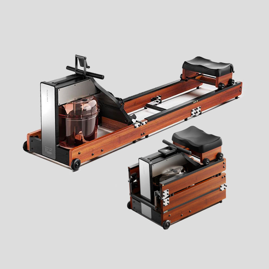 Best Foldable Water Rower Machine Full-Body Home Workouts Space Saving ...